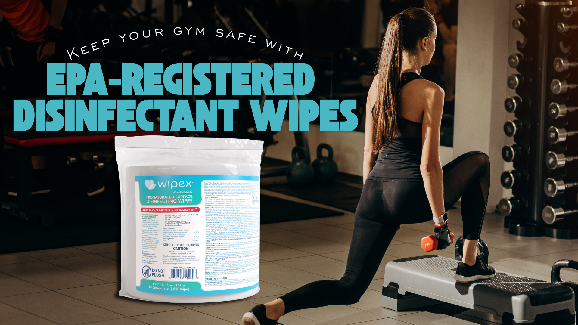 Disinfectant Wipes for Gym Equipment: Top Wipes for Gym Safety – Wipex Co.