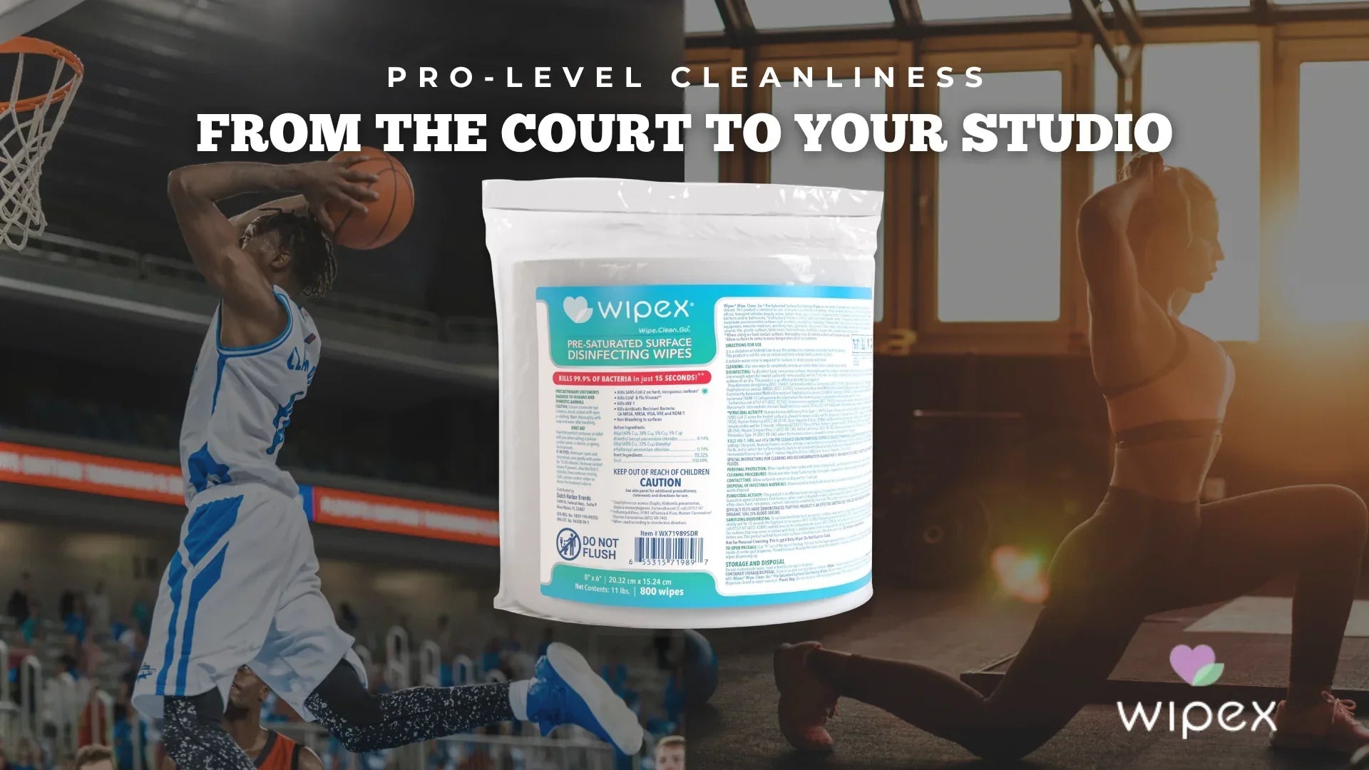 Gym Wipes & Yoga Mat Wipes for Sports Hygiene & Clean Equipment – Wipex Co.