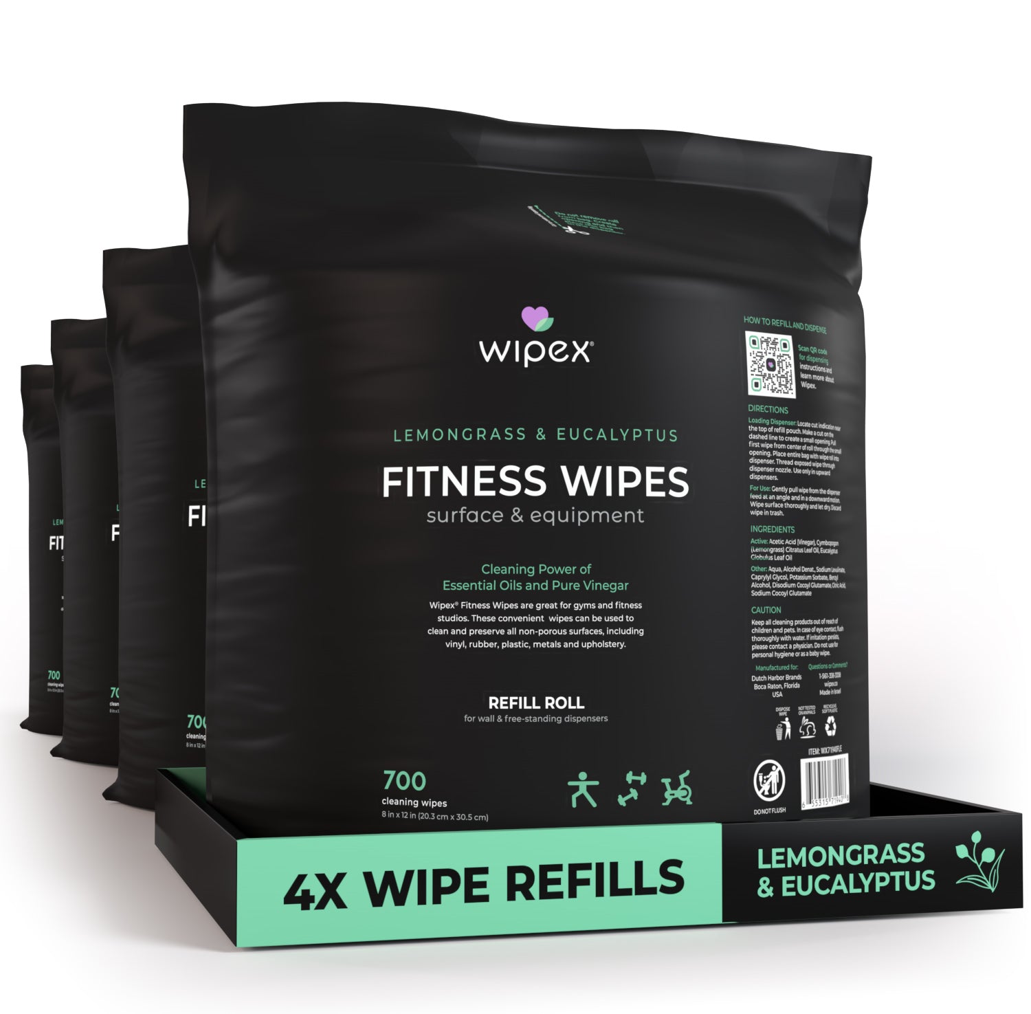 Gym Wipes - Equipment & Upholstery Cleaner Pack (700 Count) – Wipex Co.
