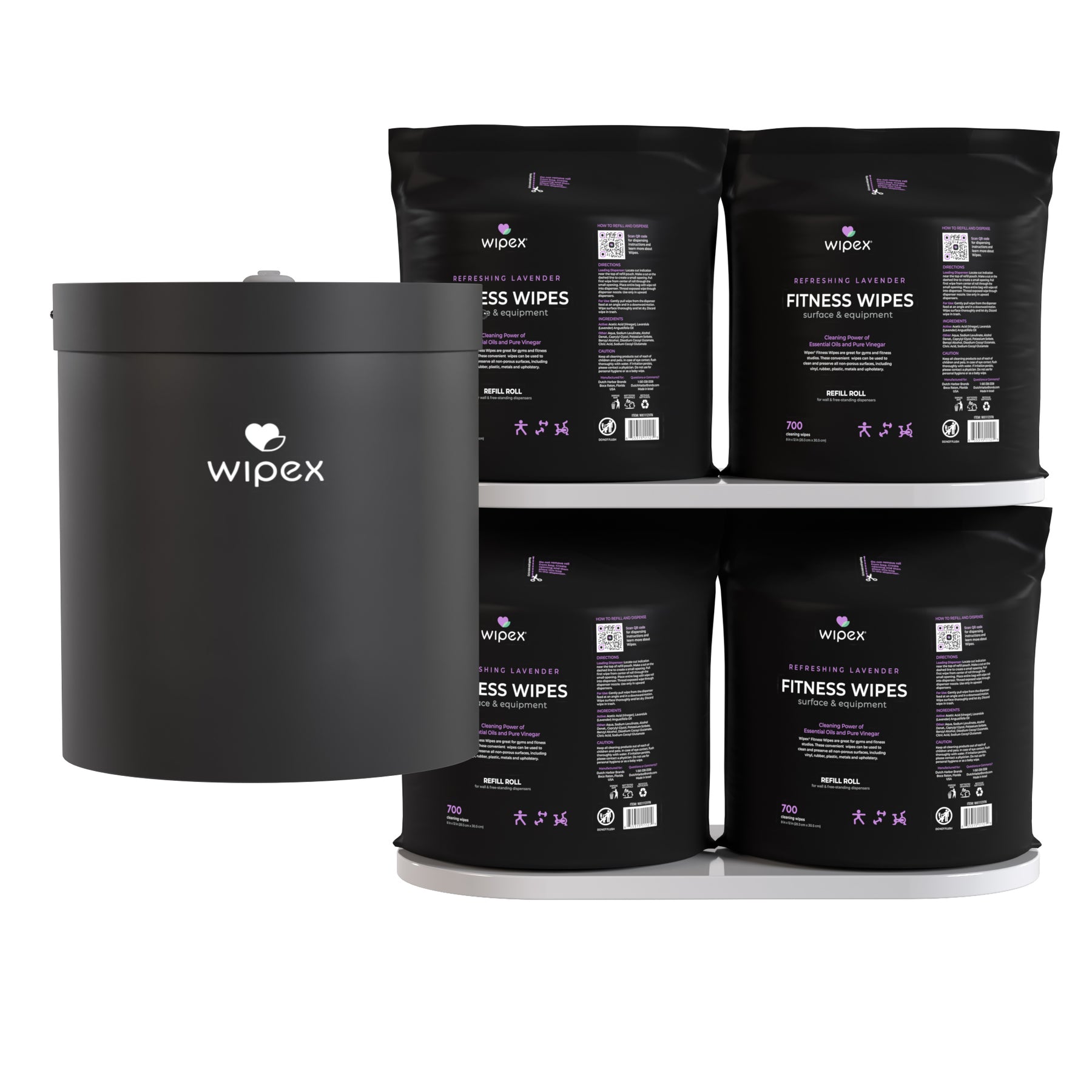 Gym Wipes - Equipment & Upholstery Cleaner Pack (700 Count) – Wipex Co.