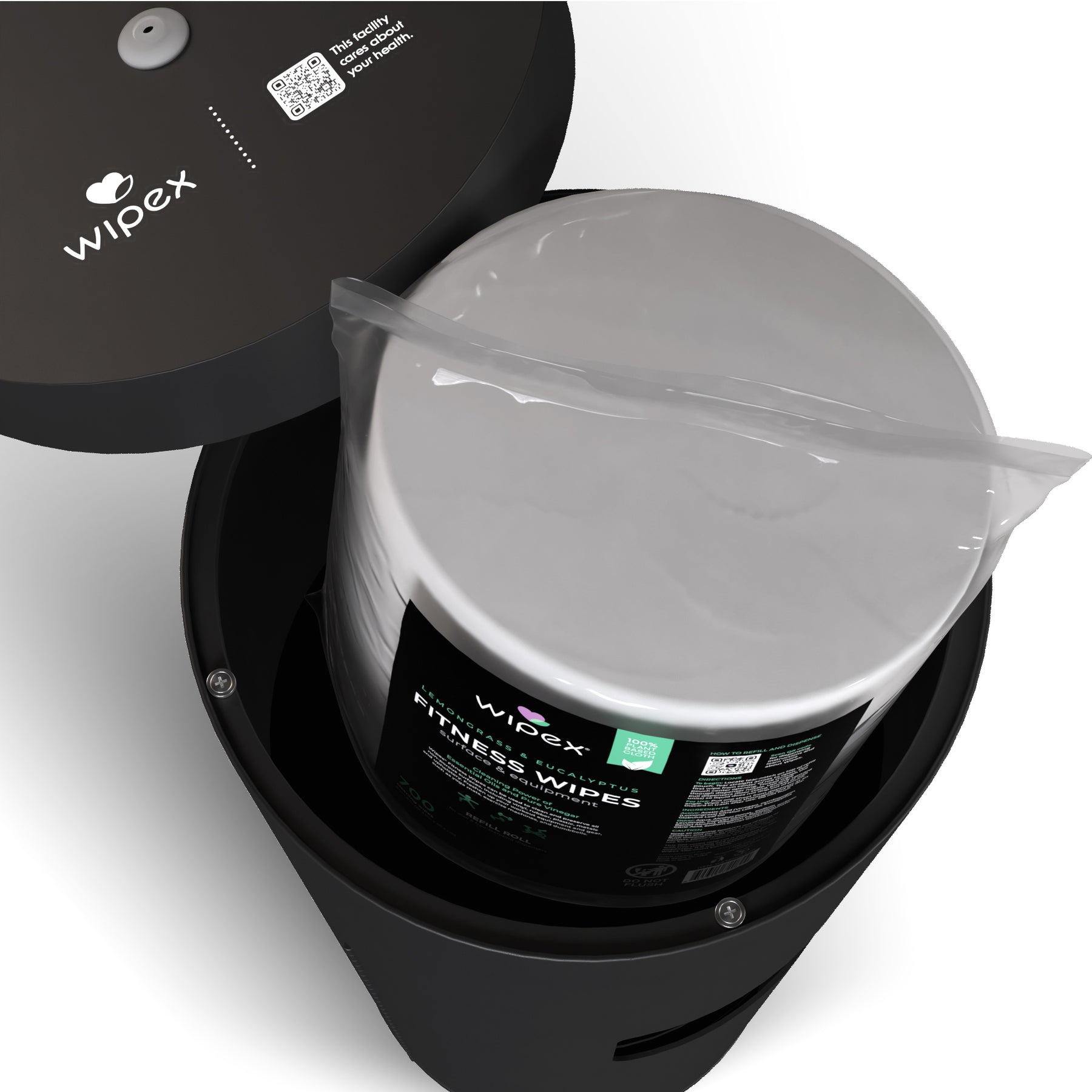Stainless Steel Gym Wipes Dispenser | Free Standing & Durable – Wipex Co.