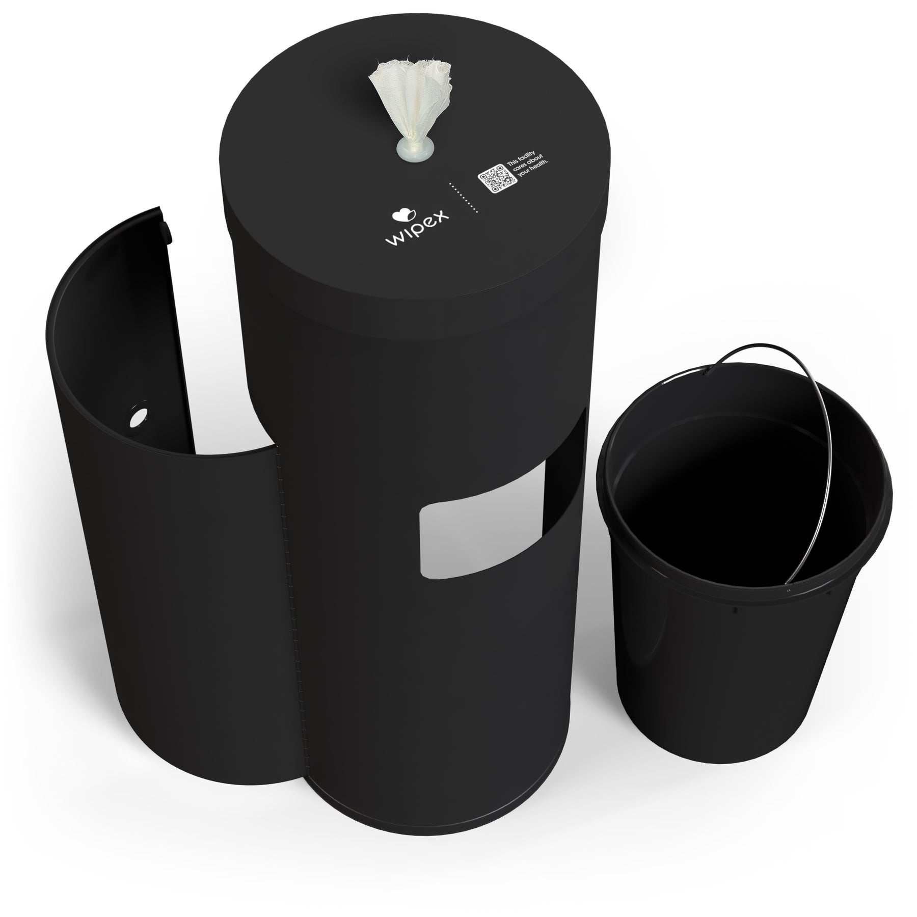 Stainless Steel Gym Wipes Dispenser | Free Standing & Durable – Wipex Co.