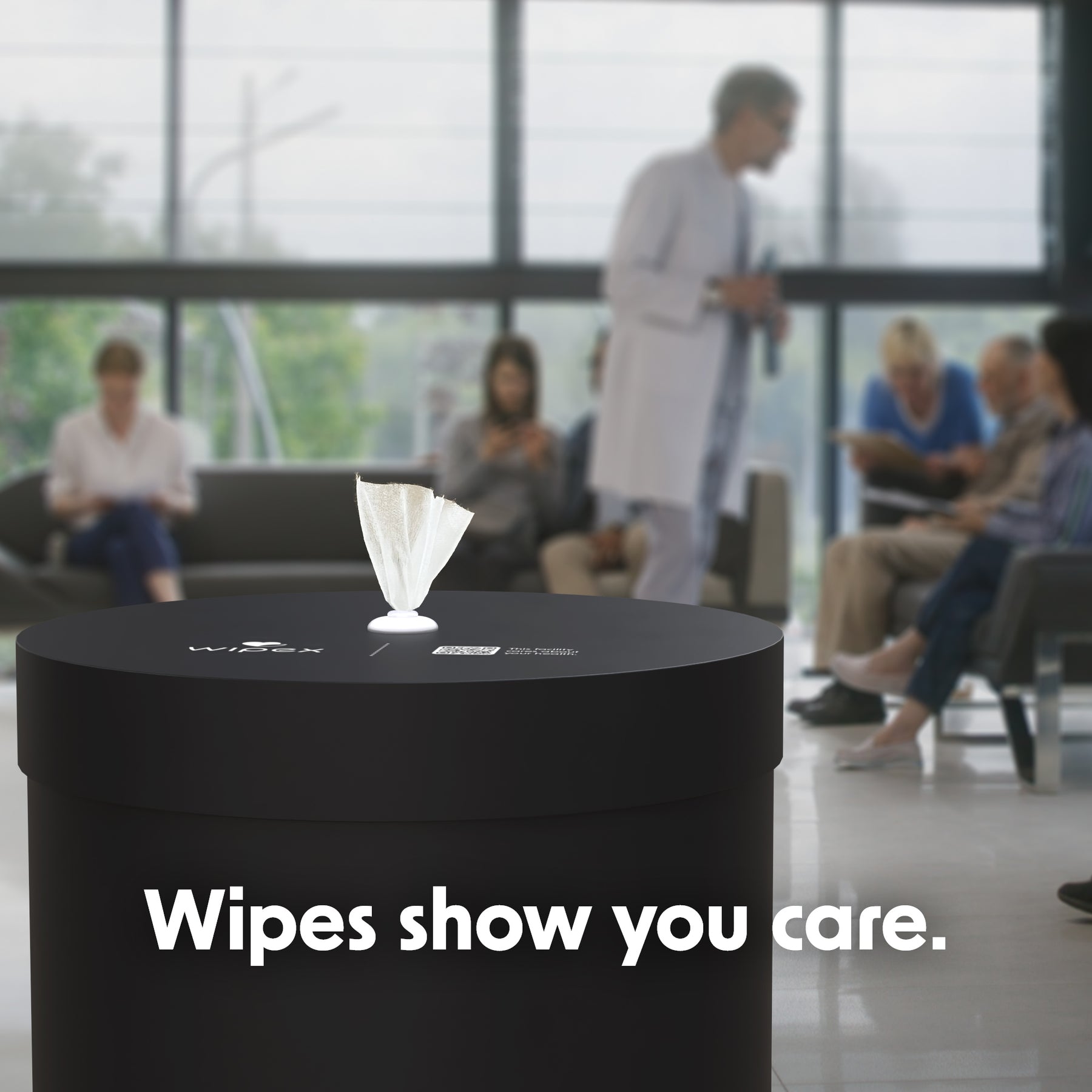 Stainless Steel Gym Wipes Dispenser | Free Standing & Durable – Wipex Co.