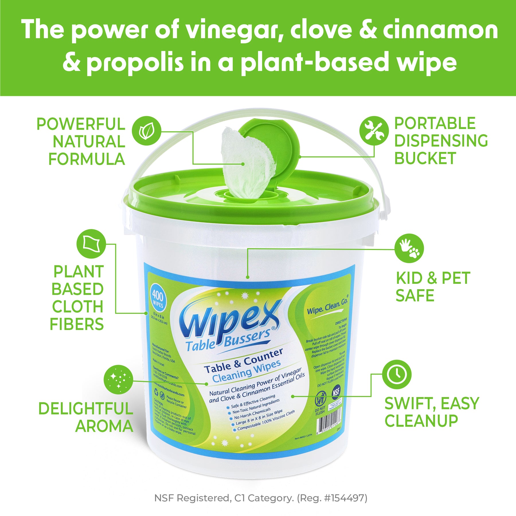 All Purpose Cleaner - Natural Wipes & Portable Wipe Dispenser – Wipex Co.