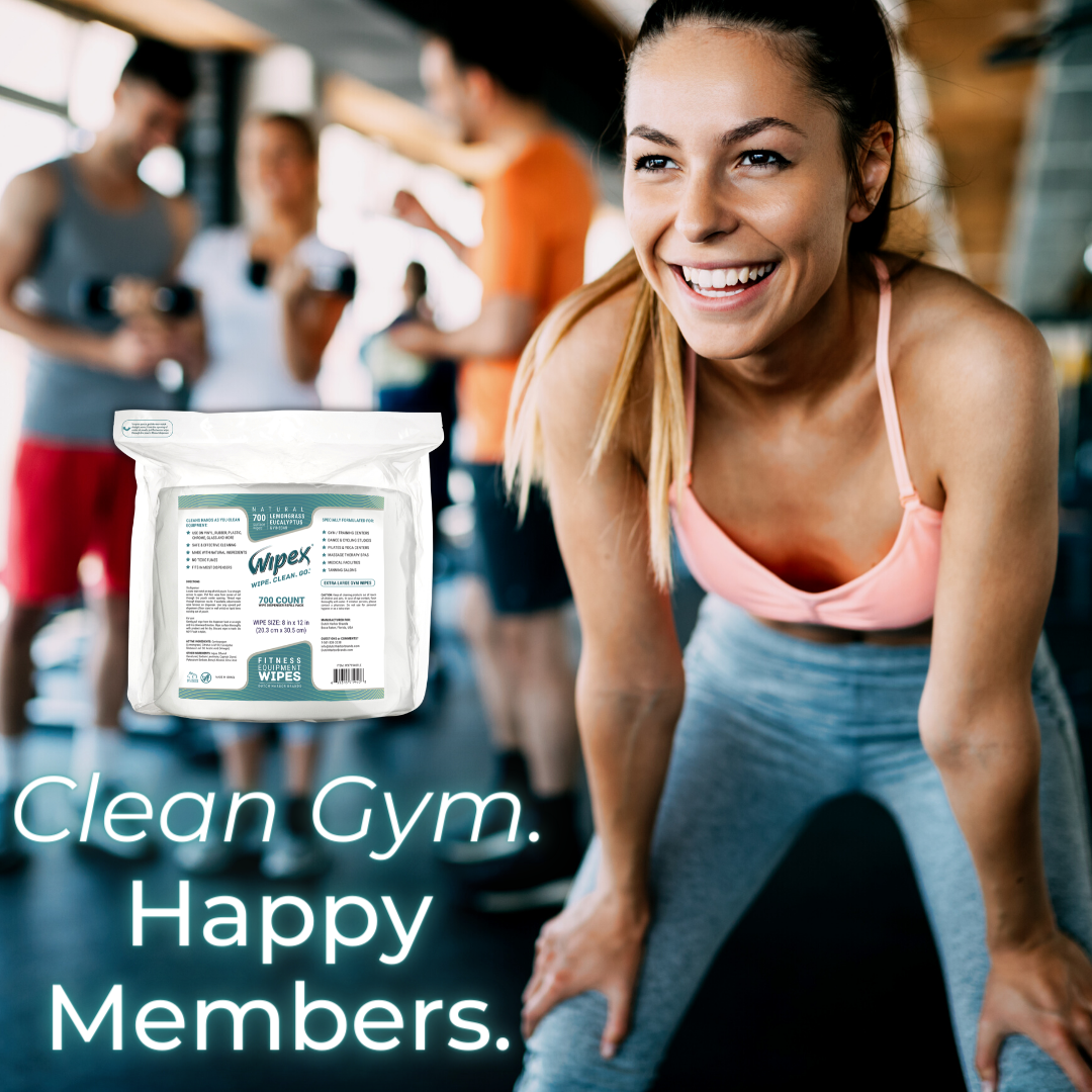 Gym Wipes - Equipment & Upholstery Cleaner Pack (700 Count) – Wipex Co.